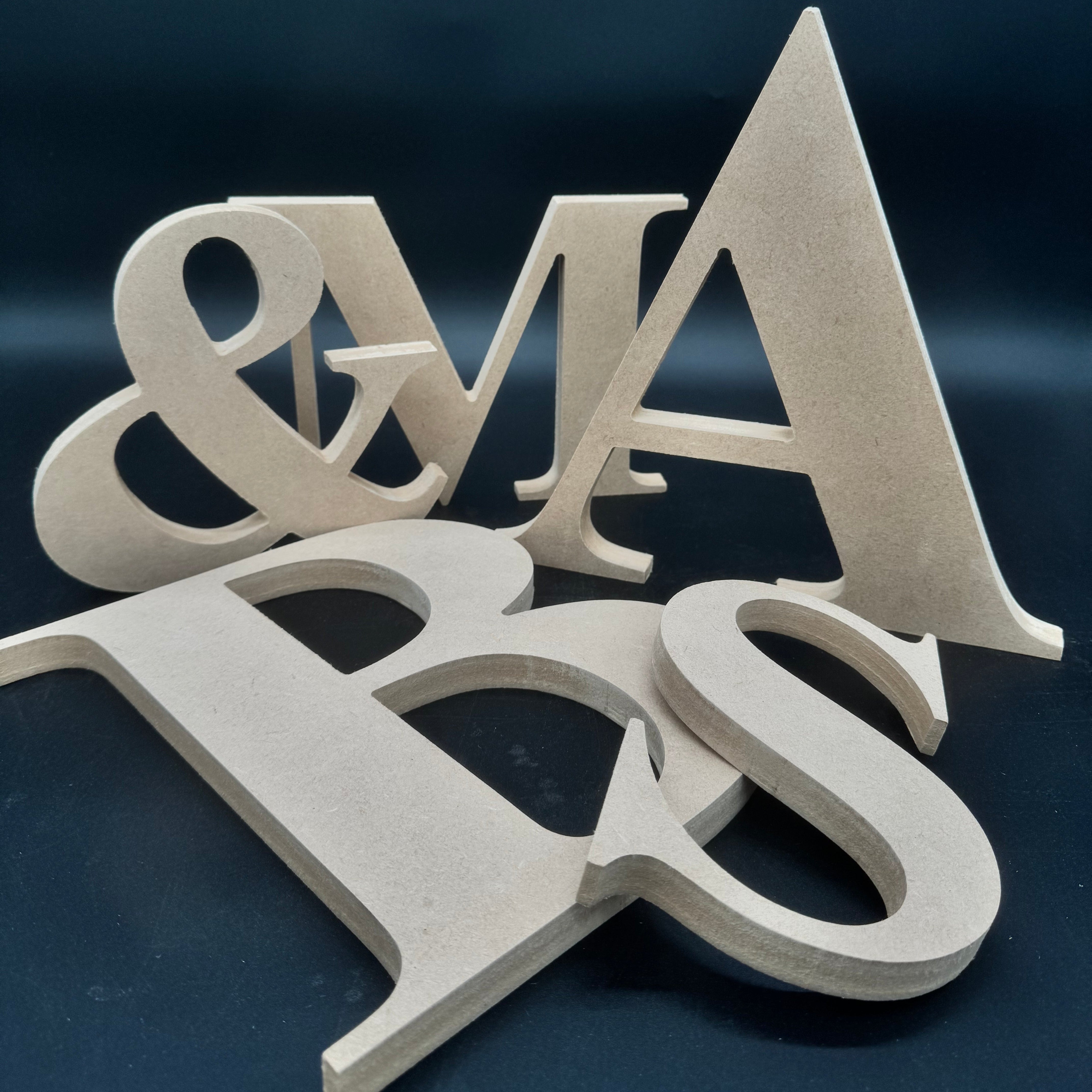200 mm high wooden letters – Poly Craft Supplies