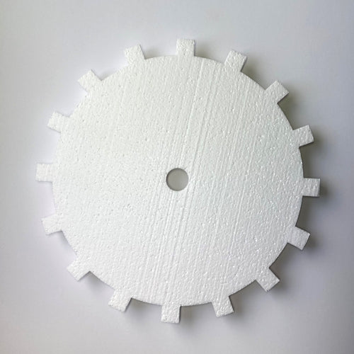 Polystyrene 2D Cog - Design 2 - pack of 5 – Poly Craft Supplies